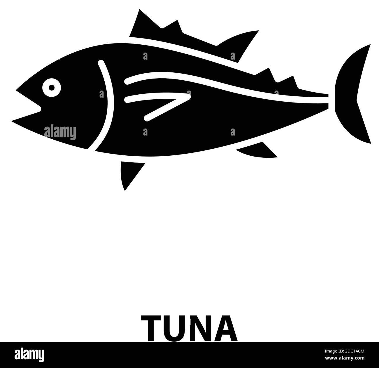 Blue fin tuna drawing Stock Vector Images - Alamy