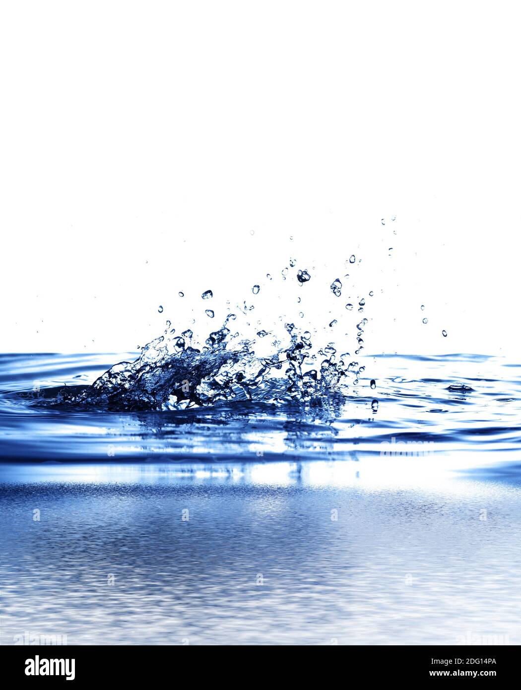 Blue water splash circle hi-res stock photography and images - Alamy