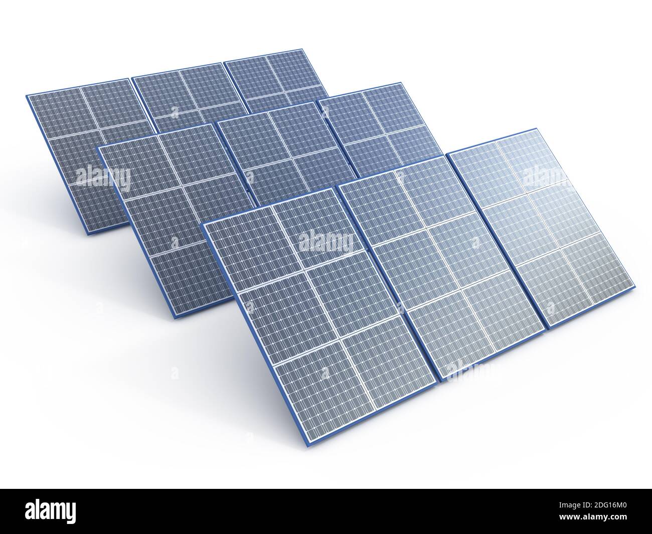 Solar power plant technology concept Cut Out Stock Images & Pictures ...