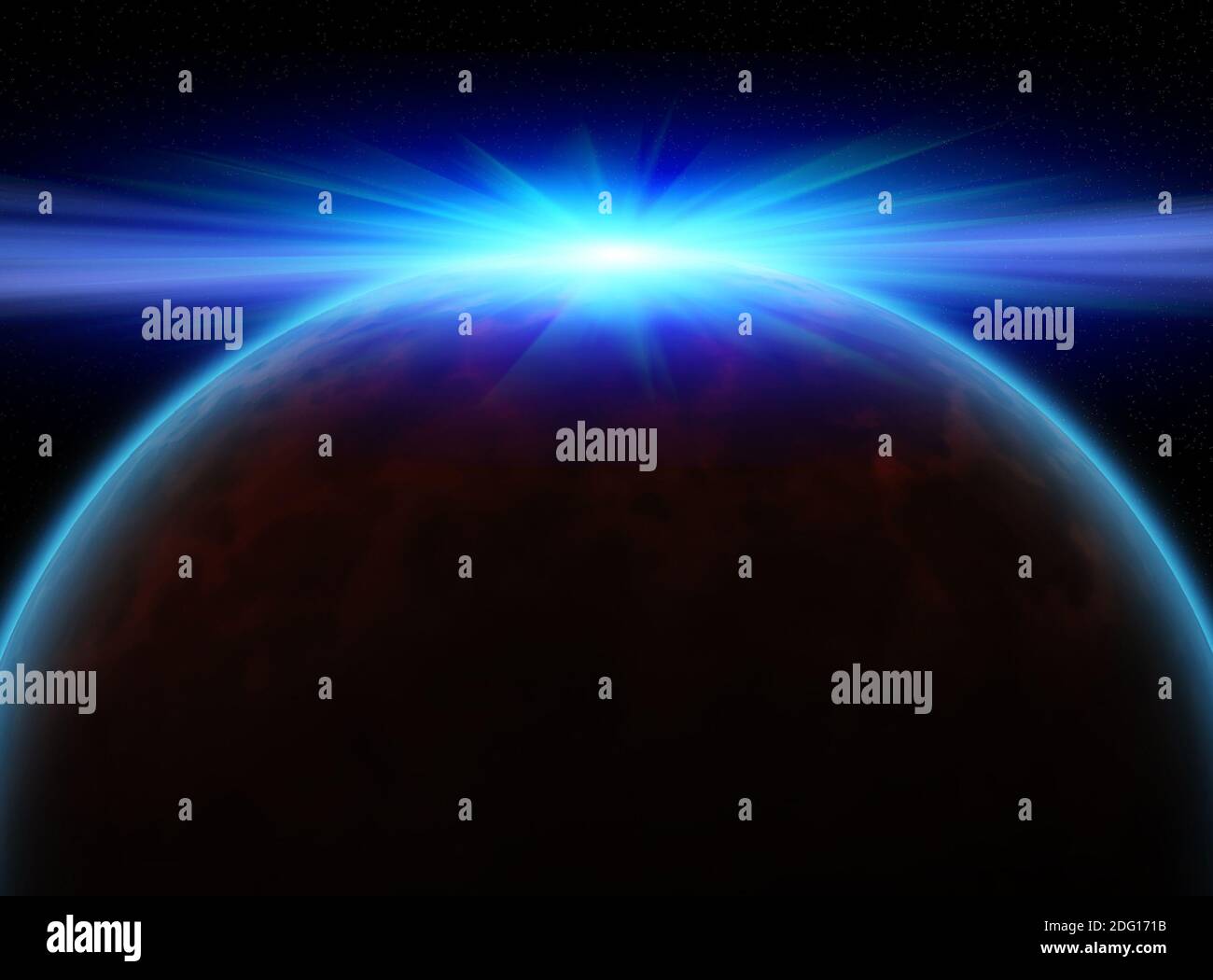 Bright blue star Stock Photo - Alamy