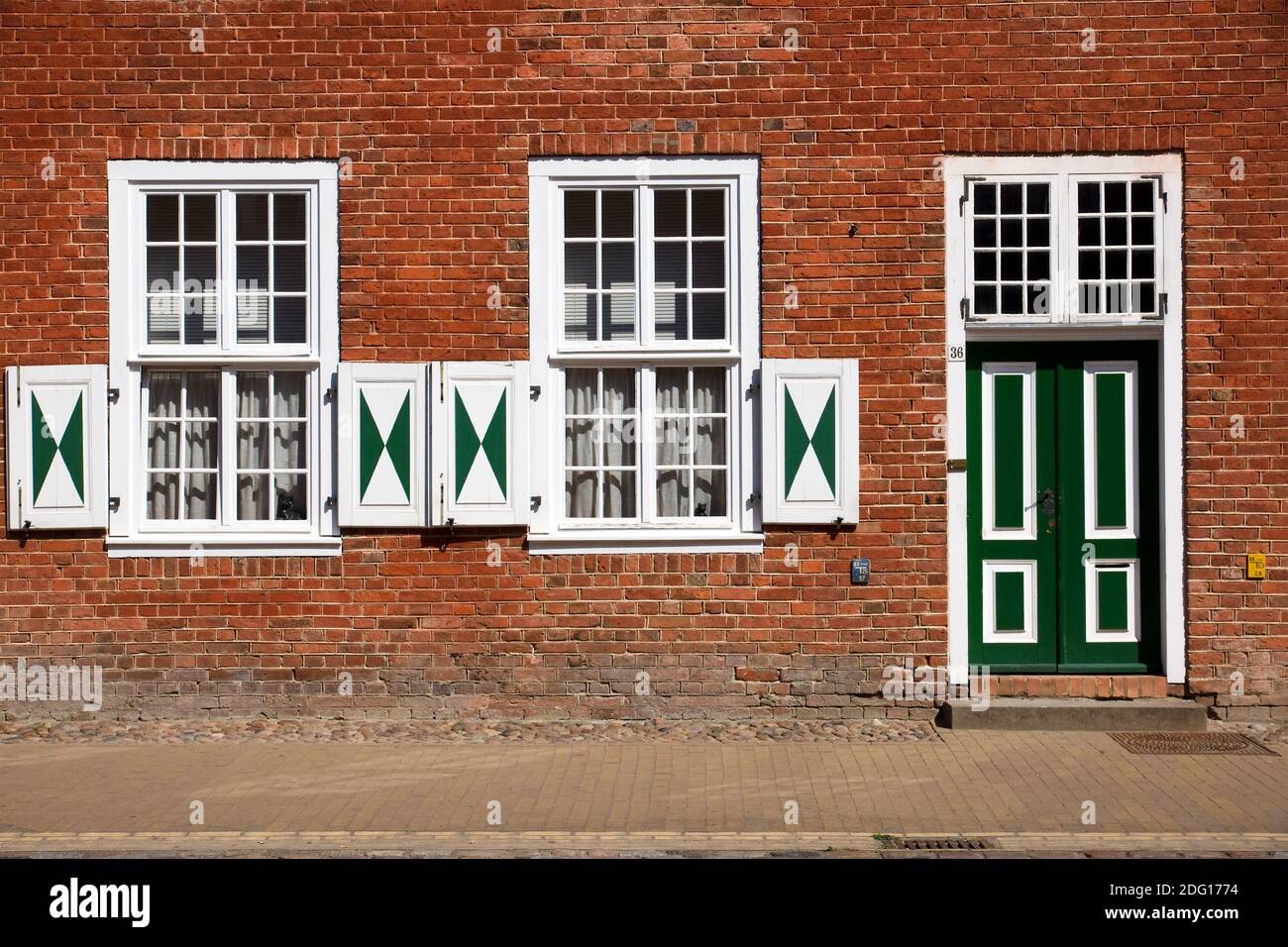 Historic facade in the dutch quarter Stock Photo - Alamy