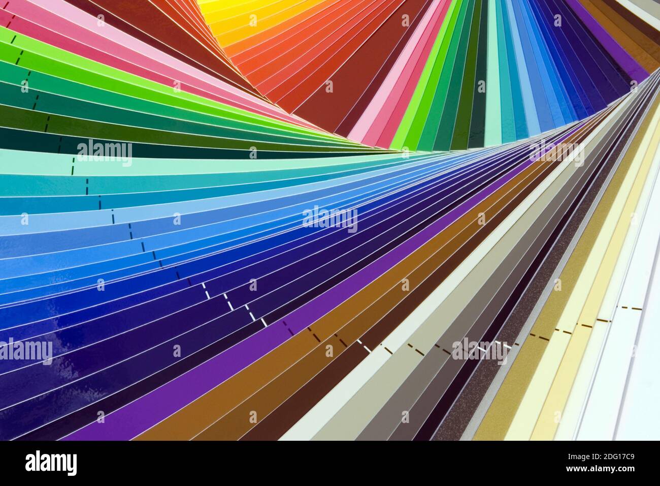 Color scale swatch Stock Photo - Alamy