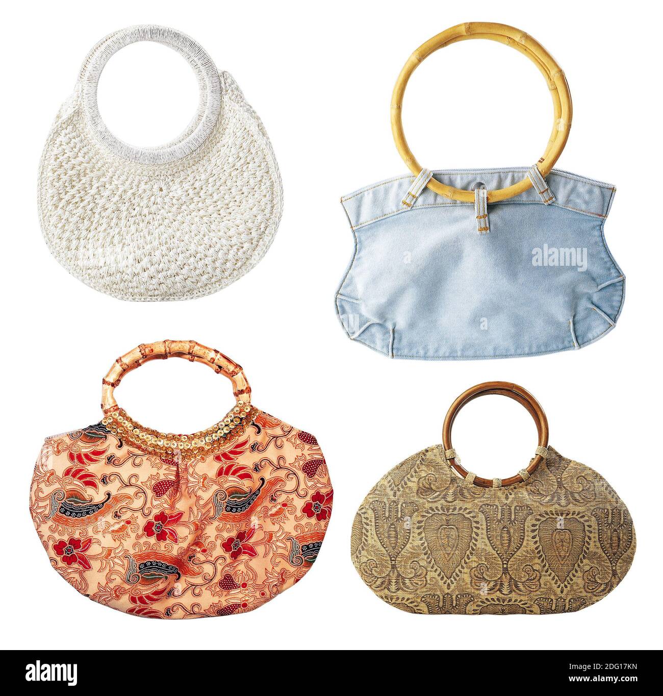 Four bags cutout Stock Photo - Alamy