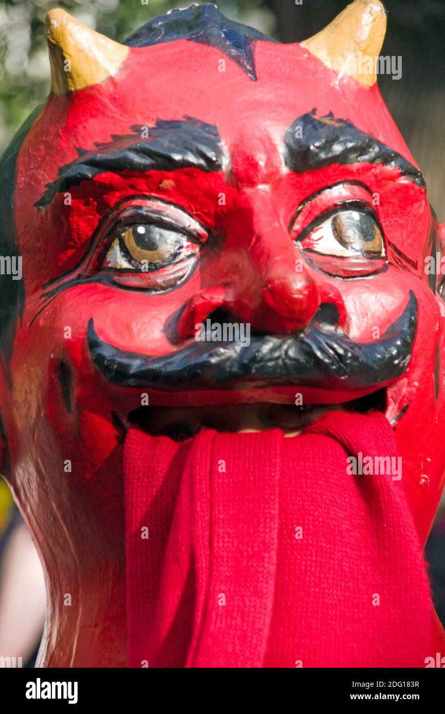 The devil during carnival Stock Photo - Alamy