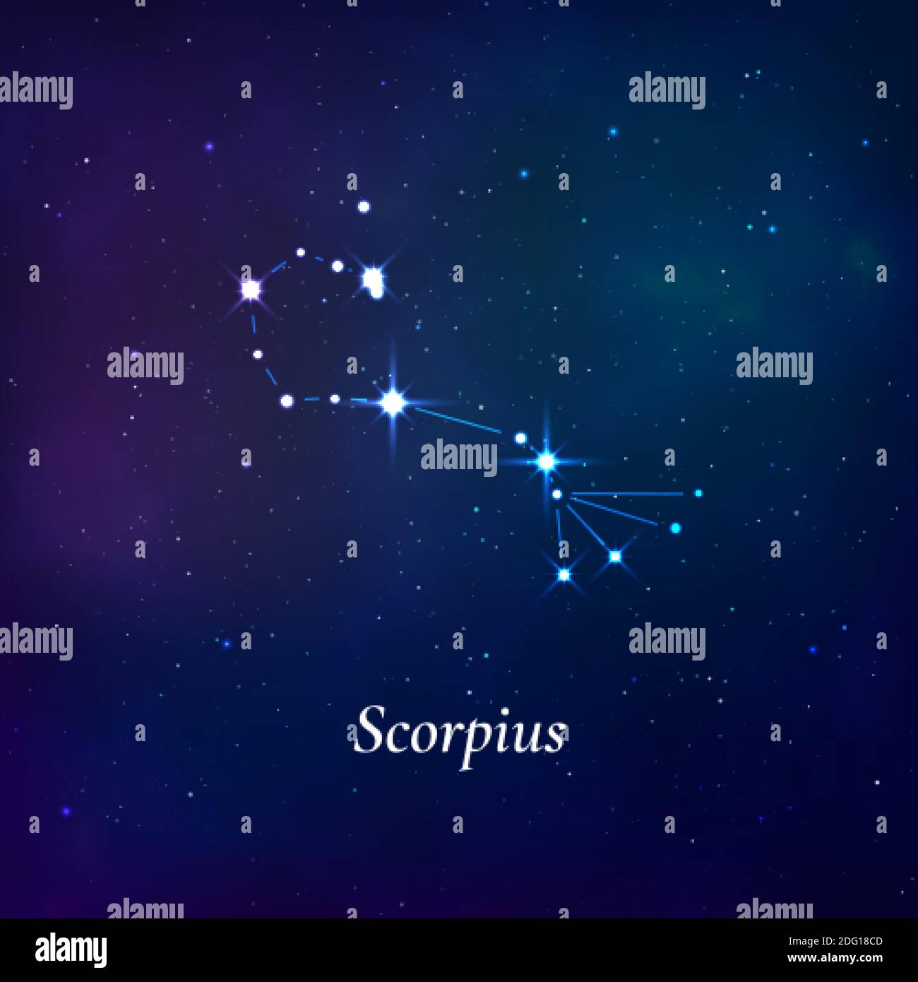 Nasa Scorpio Constellation Map