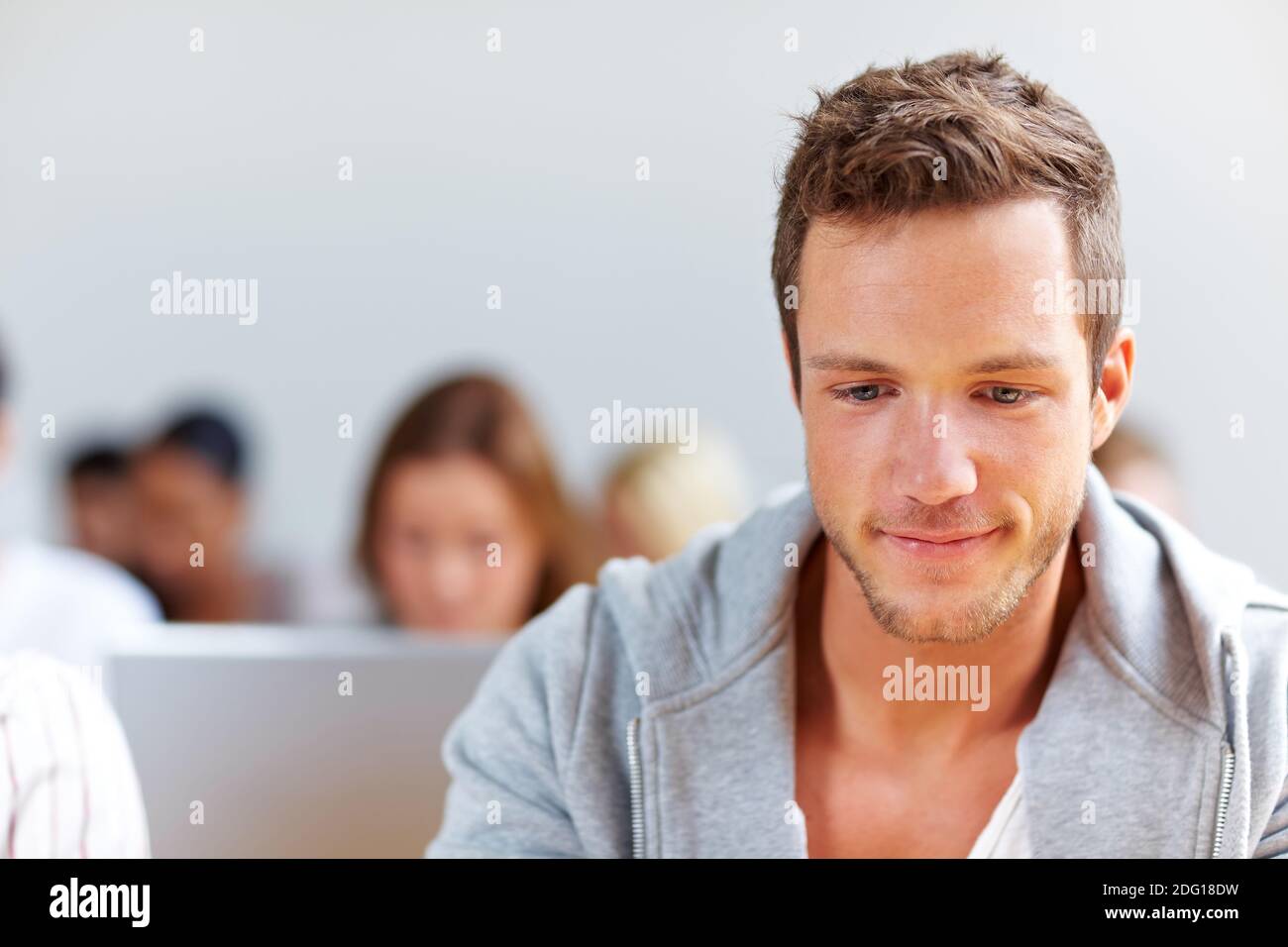 Portrait of a student Stock Photo - Alamy