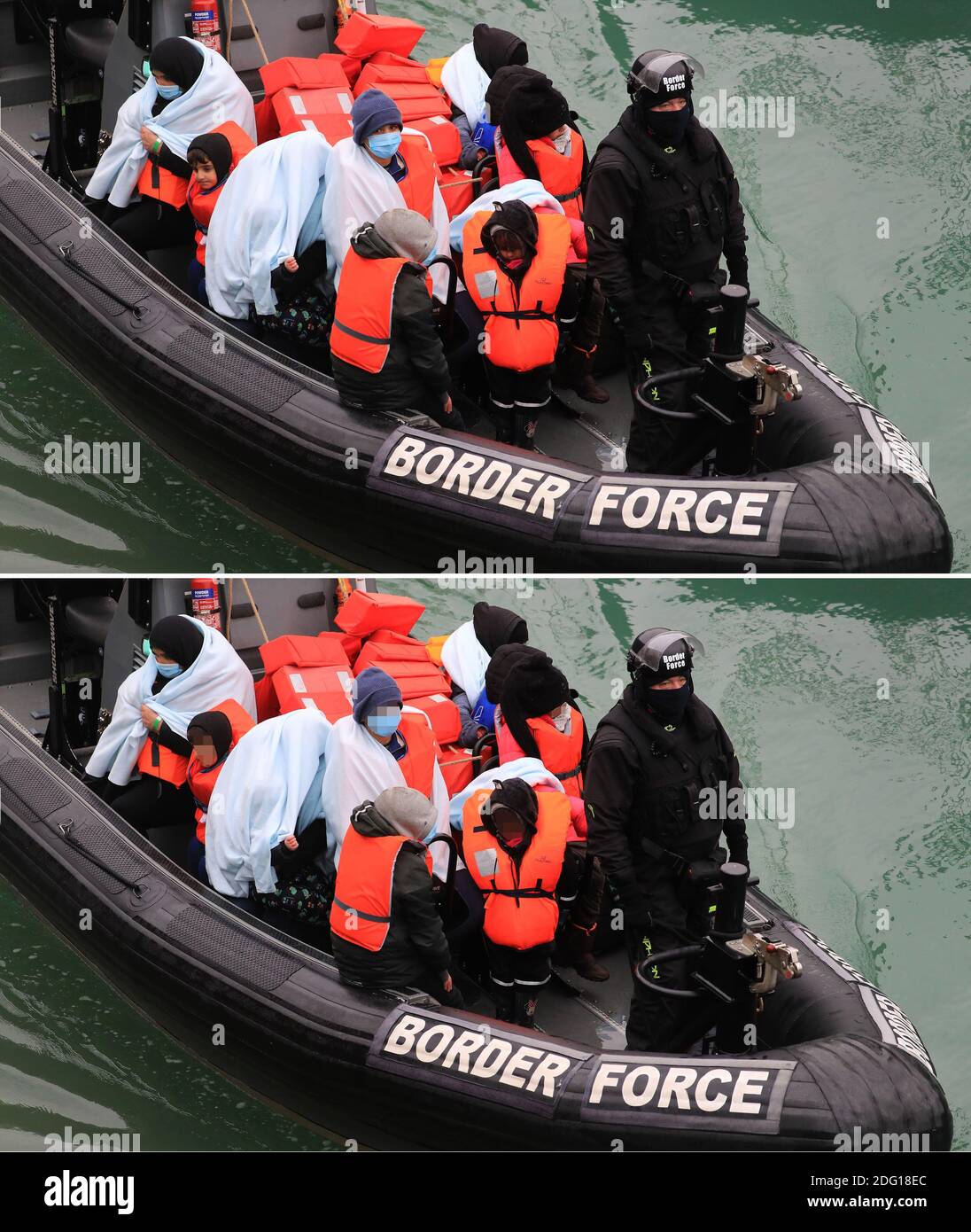 Note to eds: The picture at the bottom has been pixelated as the PA ...