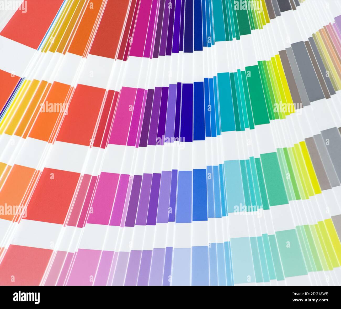 Paint color chart fan hi-res stock photography and images - Alamy
