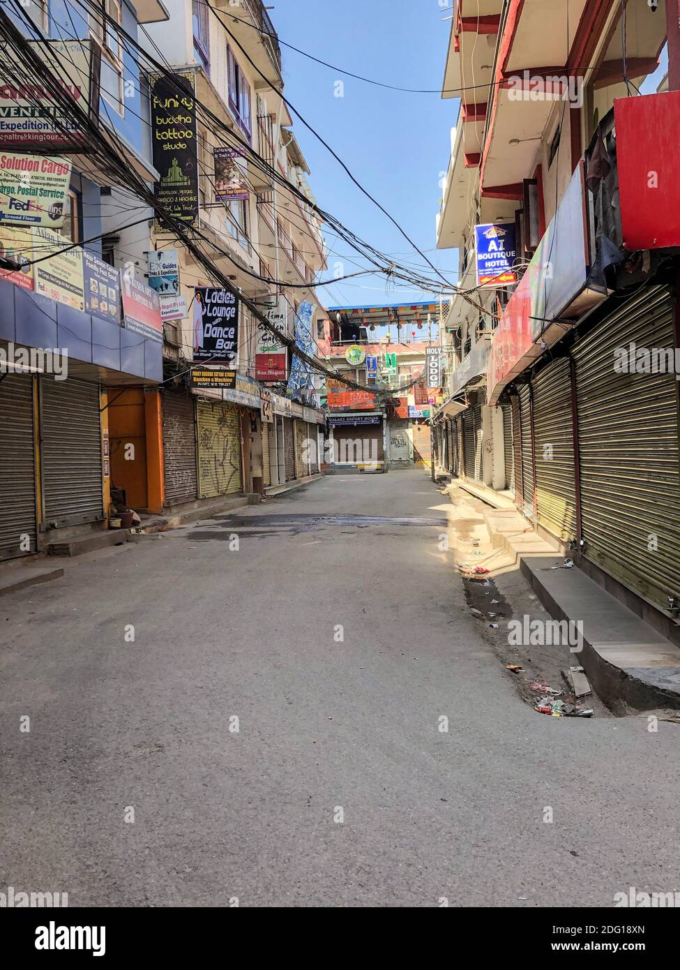 Lockdown nepal hi-res stock photography and images - Alamy