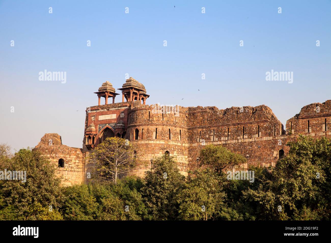 India, Delhi, Purana Quila - Old Fort Stock Photo - Alamy