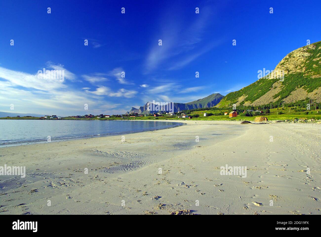 Beach on the Lofoten Islands Stock Photo - Alamy