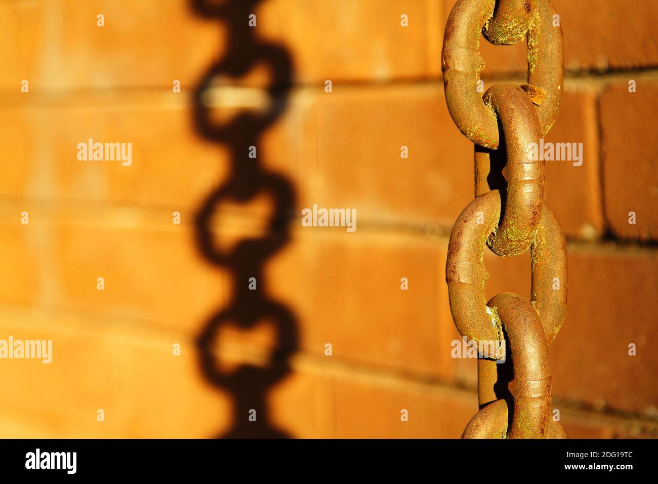 Old rusted chain Stock Photo - Alamy