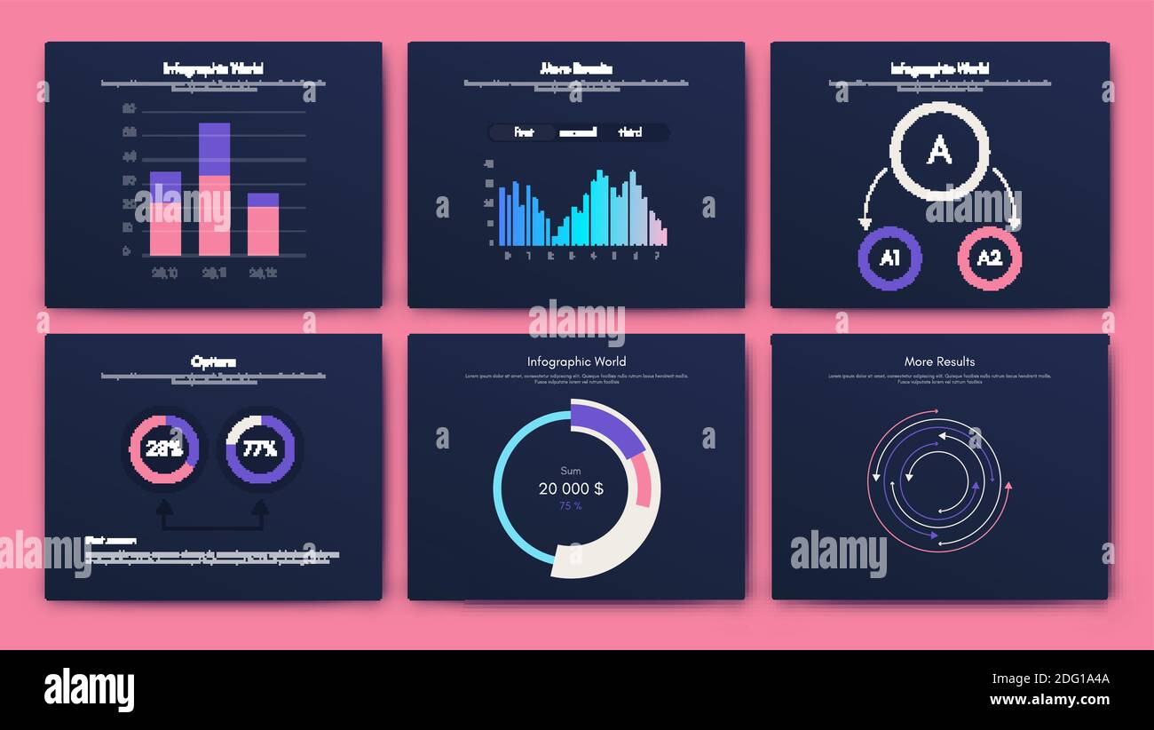 Modern infographic vector elements for business brochures. Use in ...