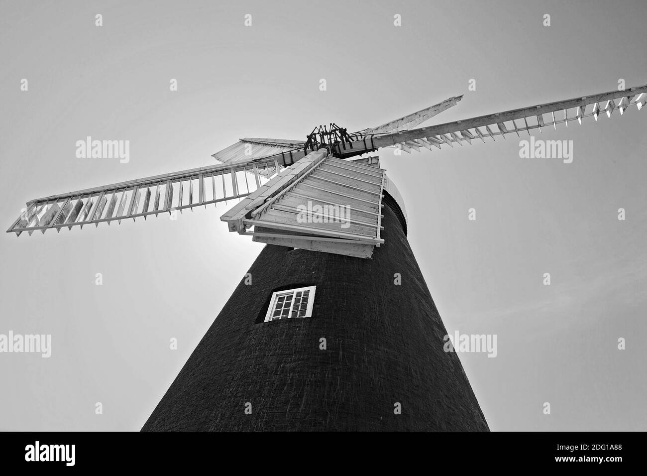 Burgh-le-Marsh Five Sailed Windmill, Lincolnshire, UK Stock Photo - Alamy