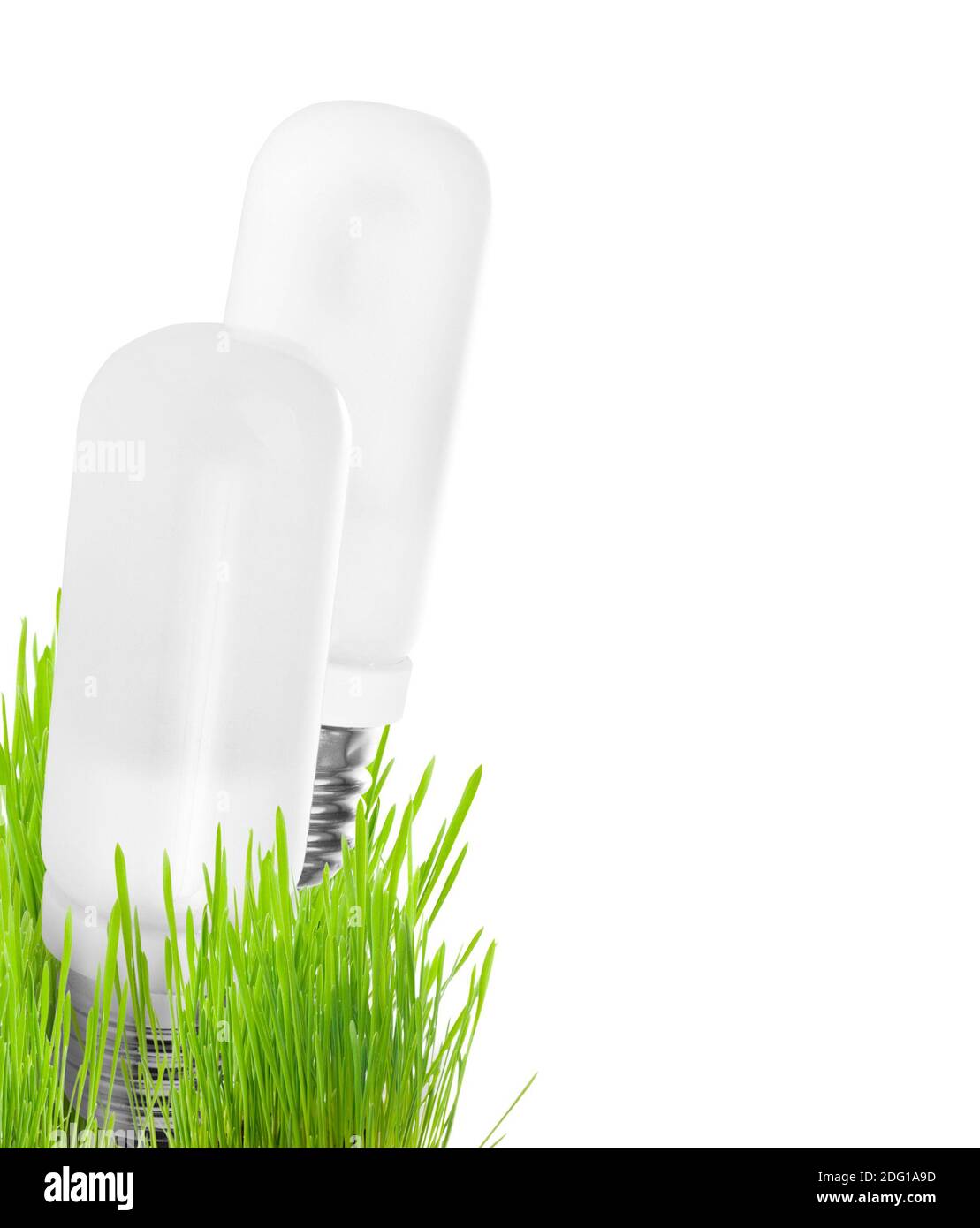 Light bulb on grass Stock Photo - Alamy