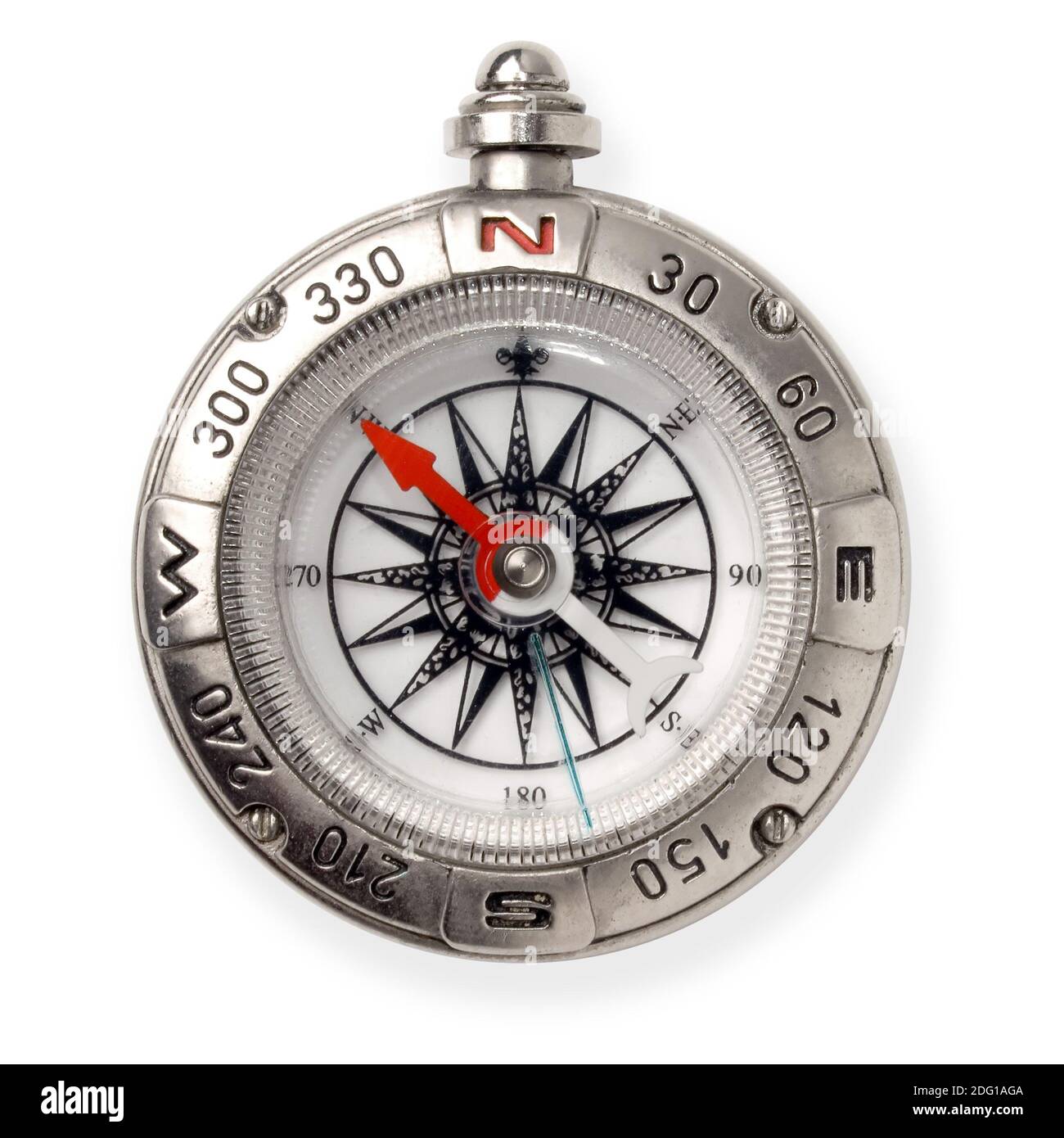 Portable compass Cut Out Stock Images & Pictures - Alamy
