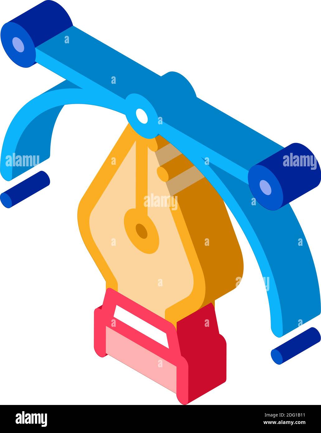 pen draw curves isometric icon vector illustration Stock Vector Image ...