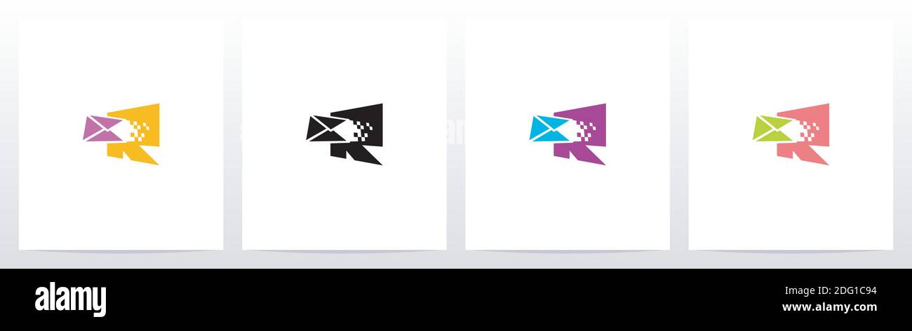 Letter r storage logo hi-res stock photography and images - Alamy