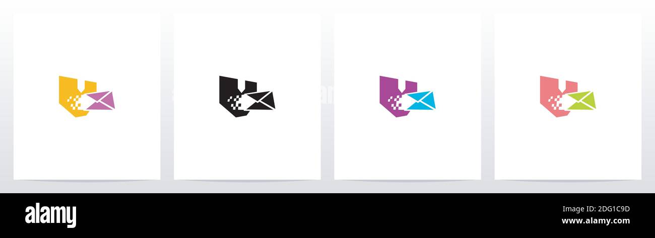 Letter v storage logo hi-res stock photography and images - Alamy