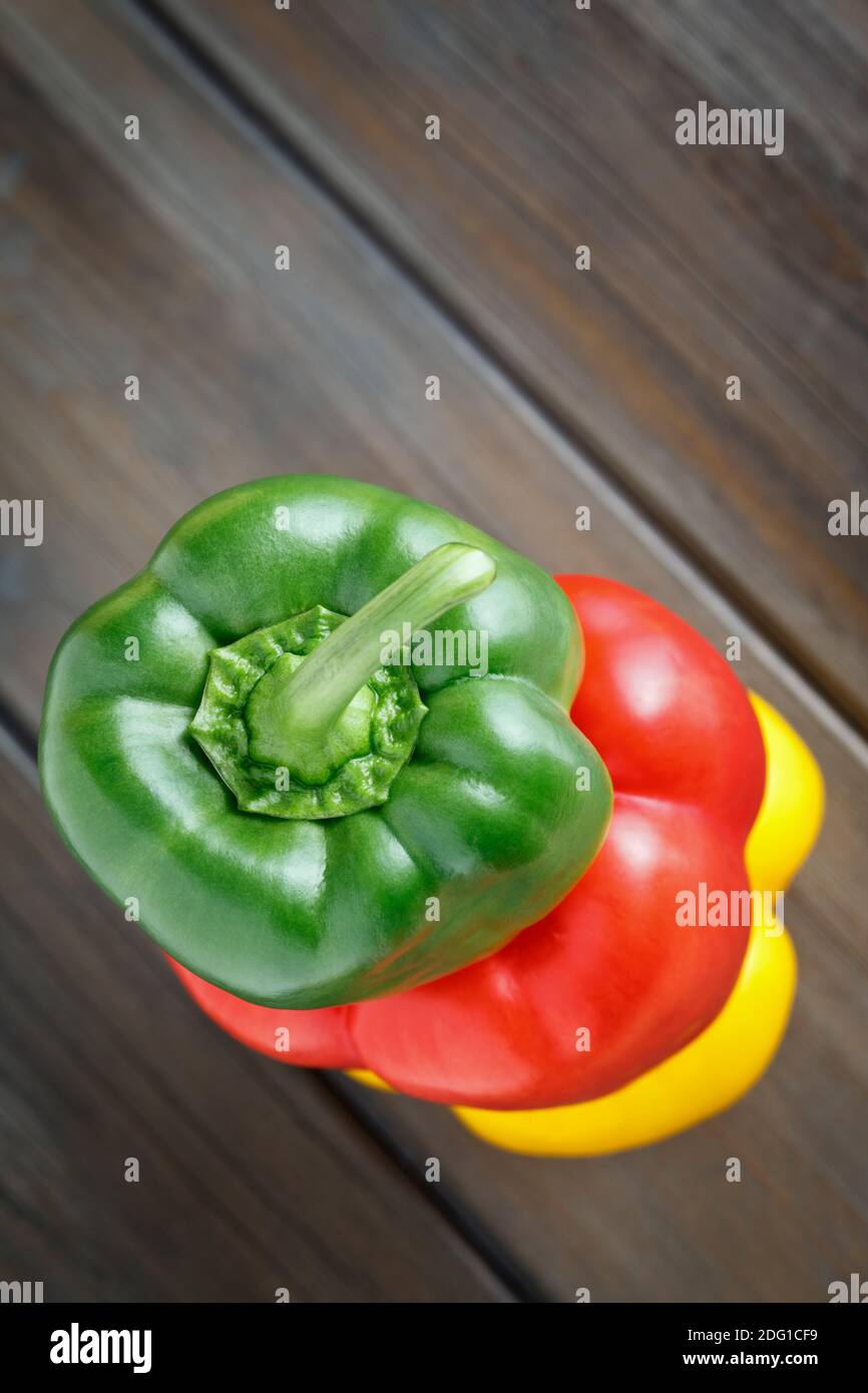 Three colors of Pepper Stock Photo - Alamy