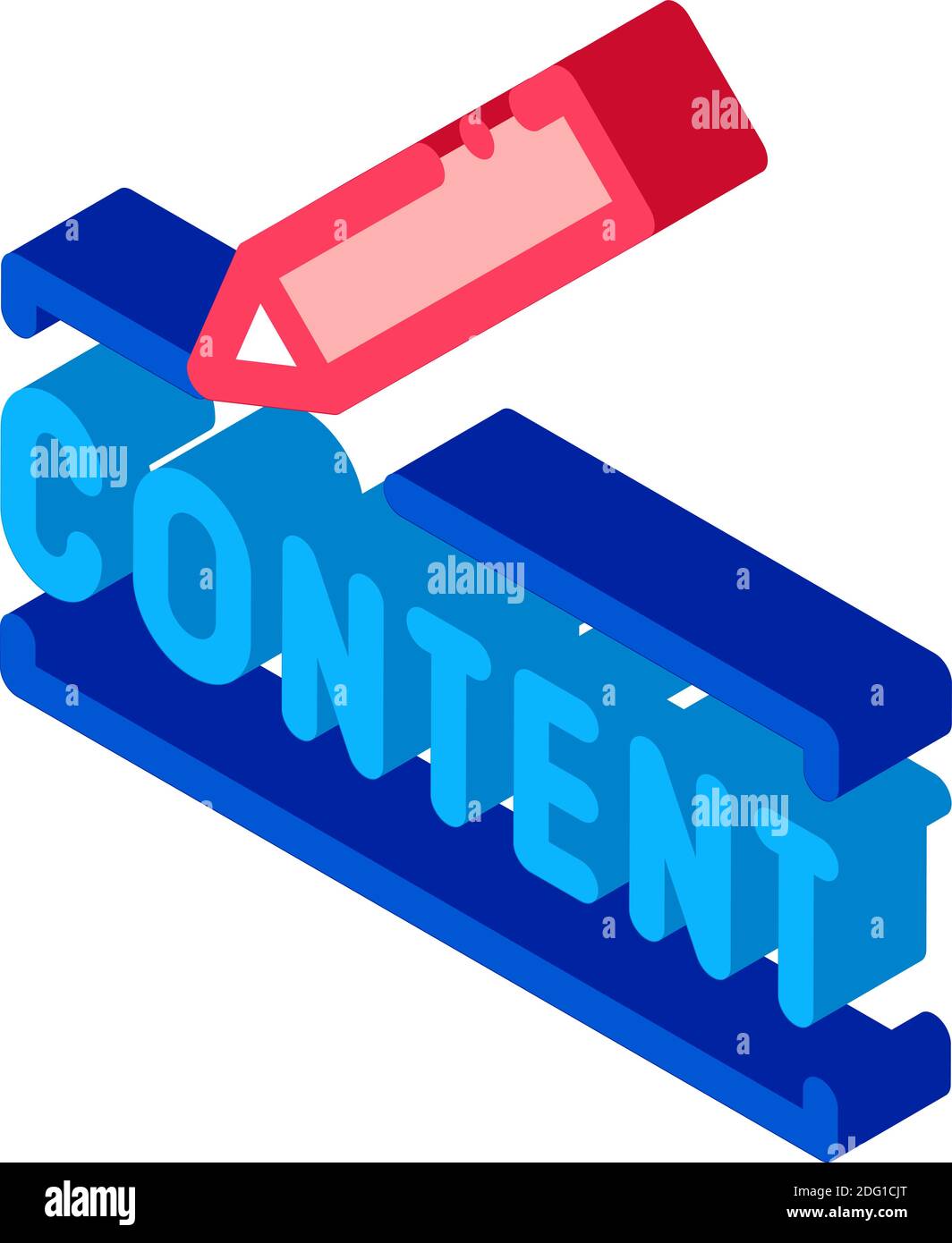 Content writing isometric vector hi-res stock photography and images ...