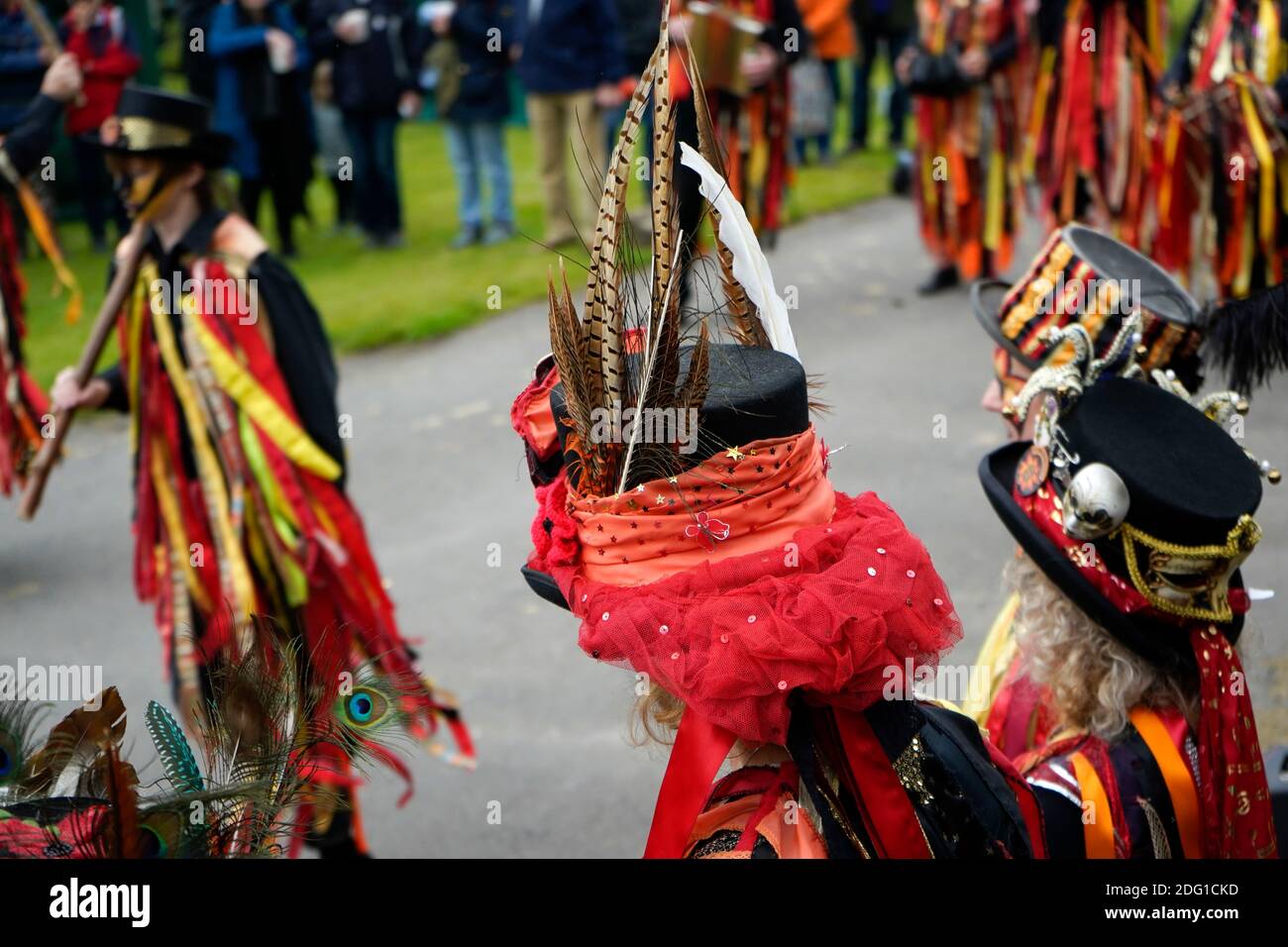 Morris dancers performing Derbyshire England UK Stock Photo - Alamy