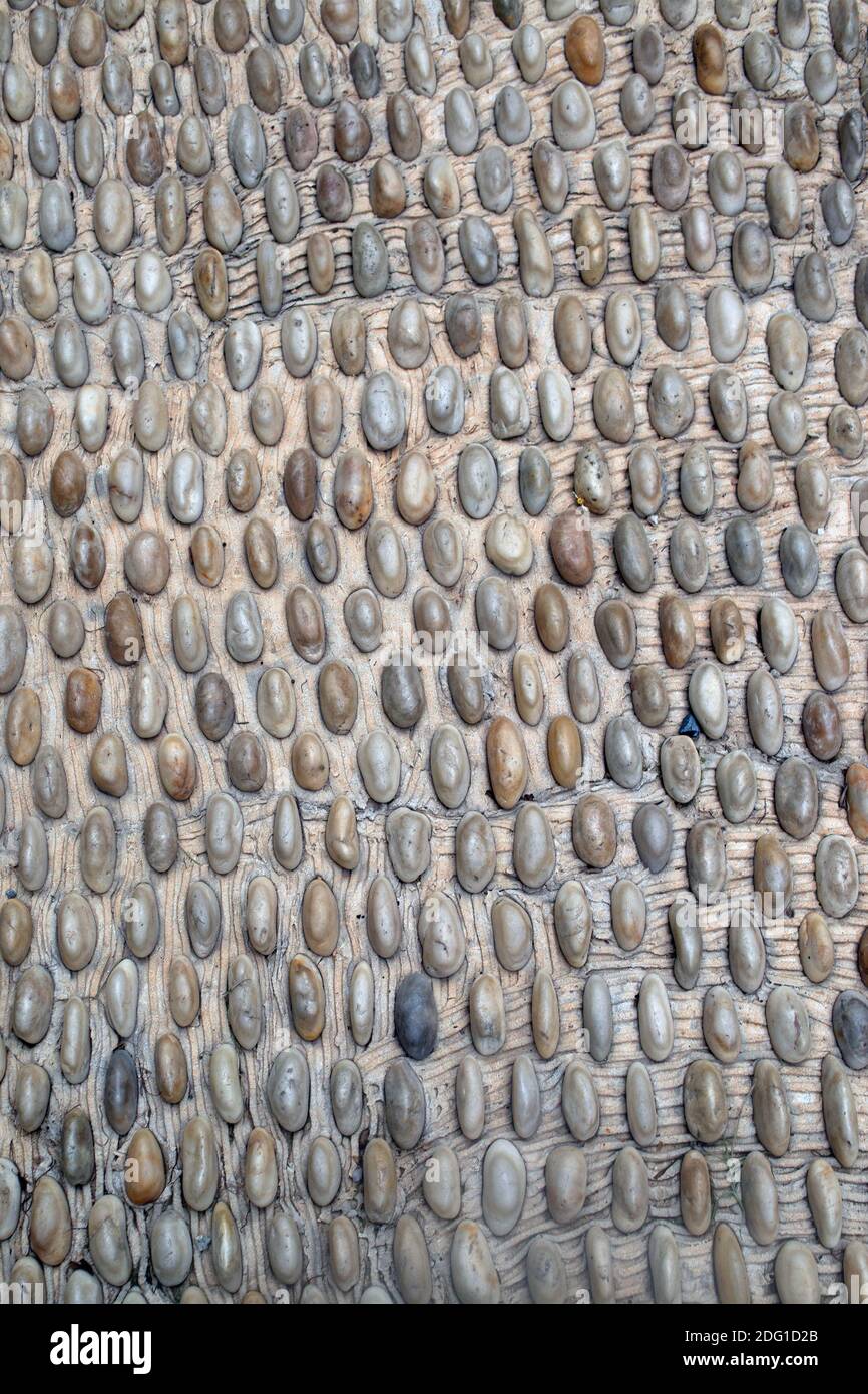 The pedestrian walkway is made from beautiful natural stone. Yellow ...