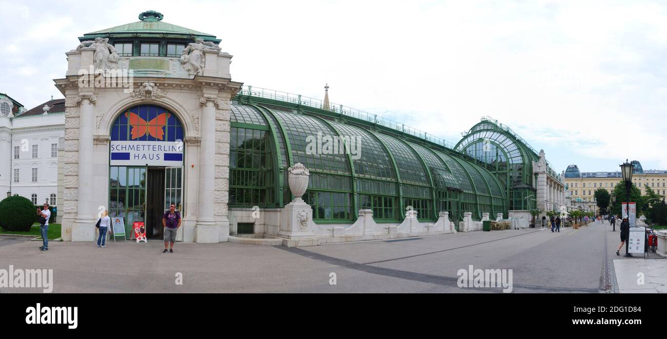 Panorama view butterfly house vienna architecture Stock Photo - Alamy