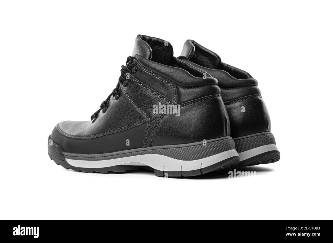 Worker boots on black hi-res stock photography and images - Alamy