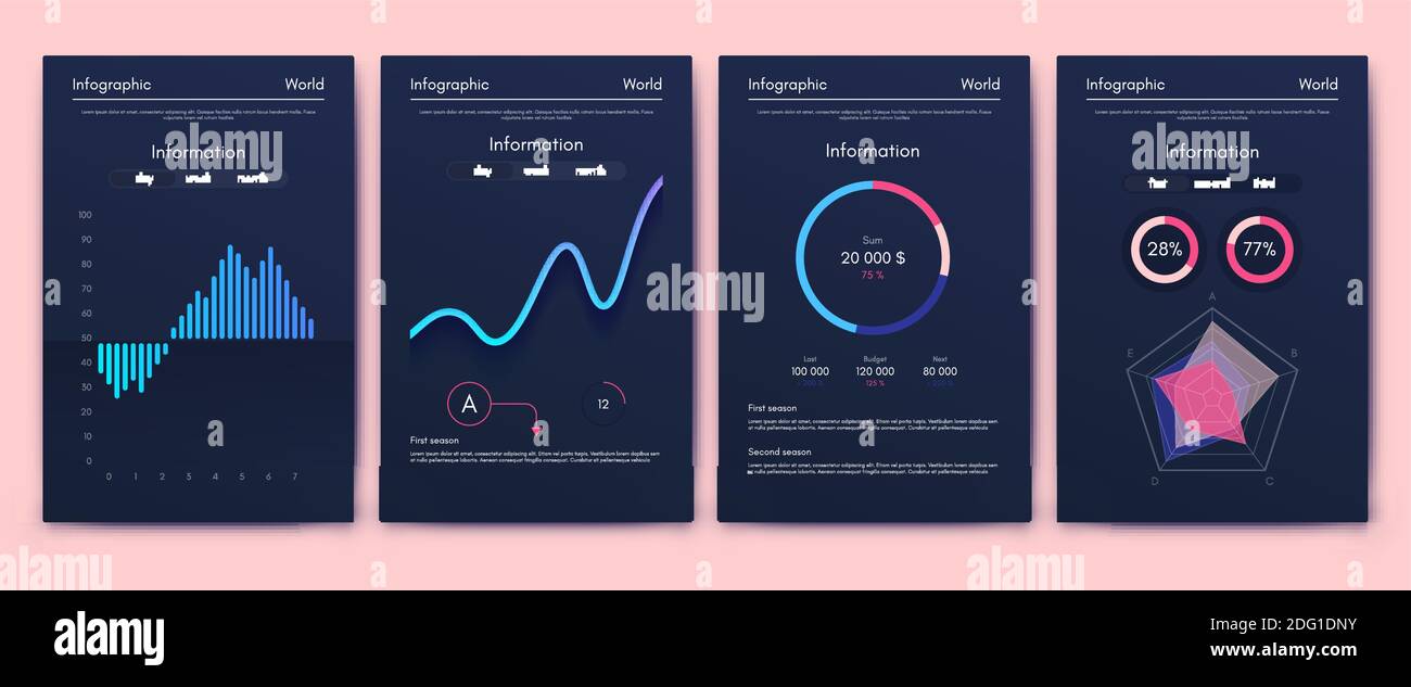 Modern infographic vector elements for business brochures. Use in ...