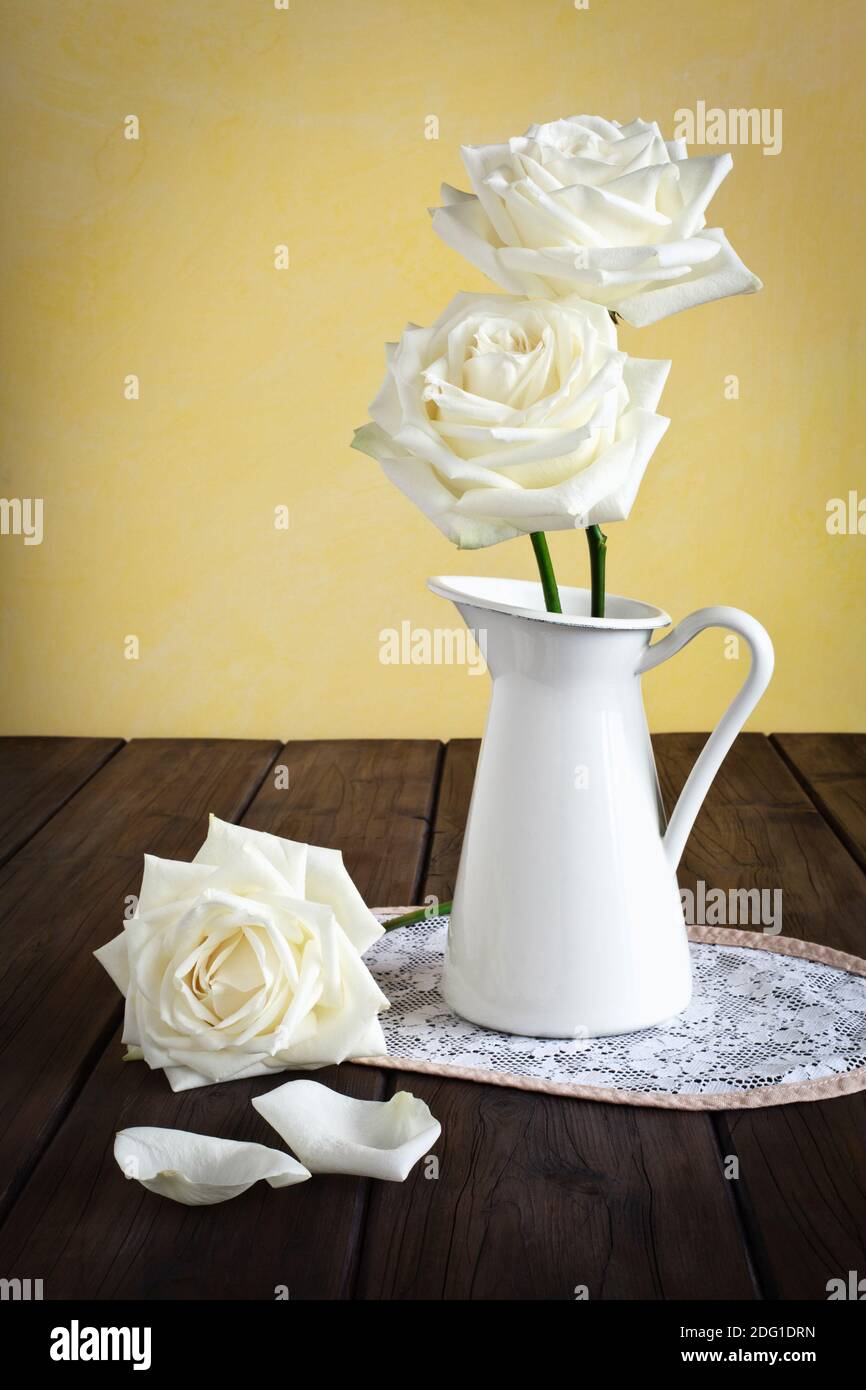 Still life with Roses Stock Photo - Alamy