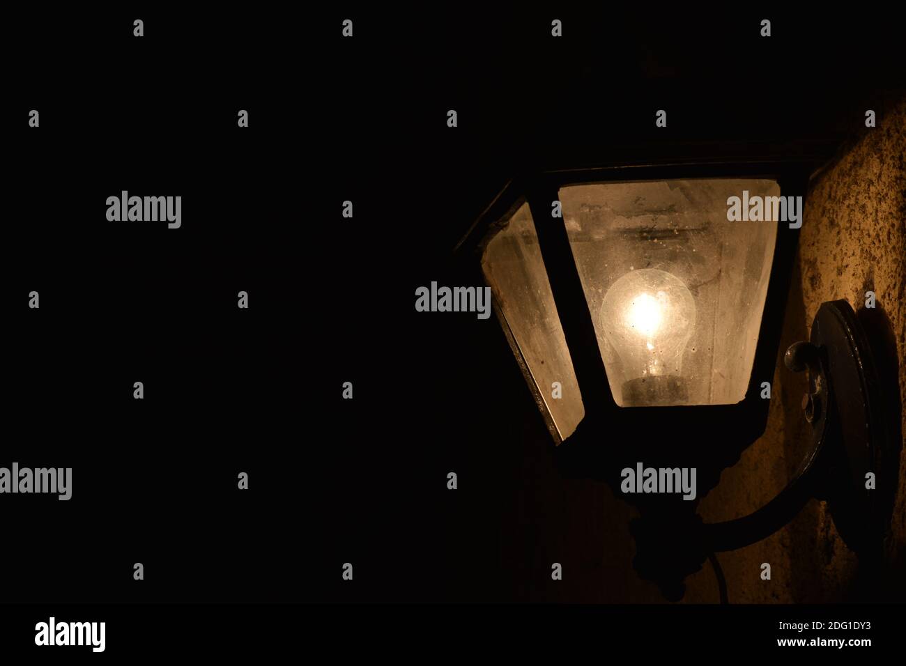 Street lamp attached to the house hi-res stock photography and images ...