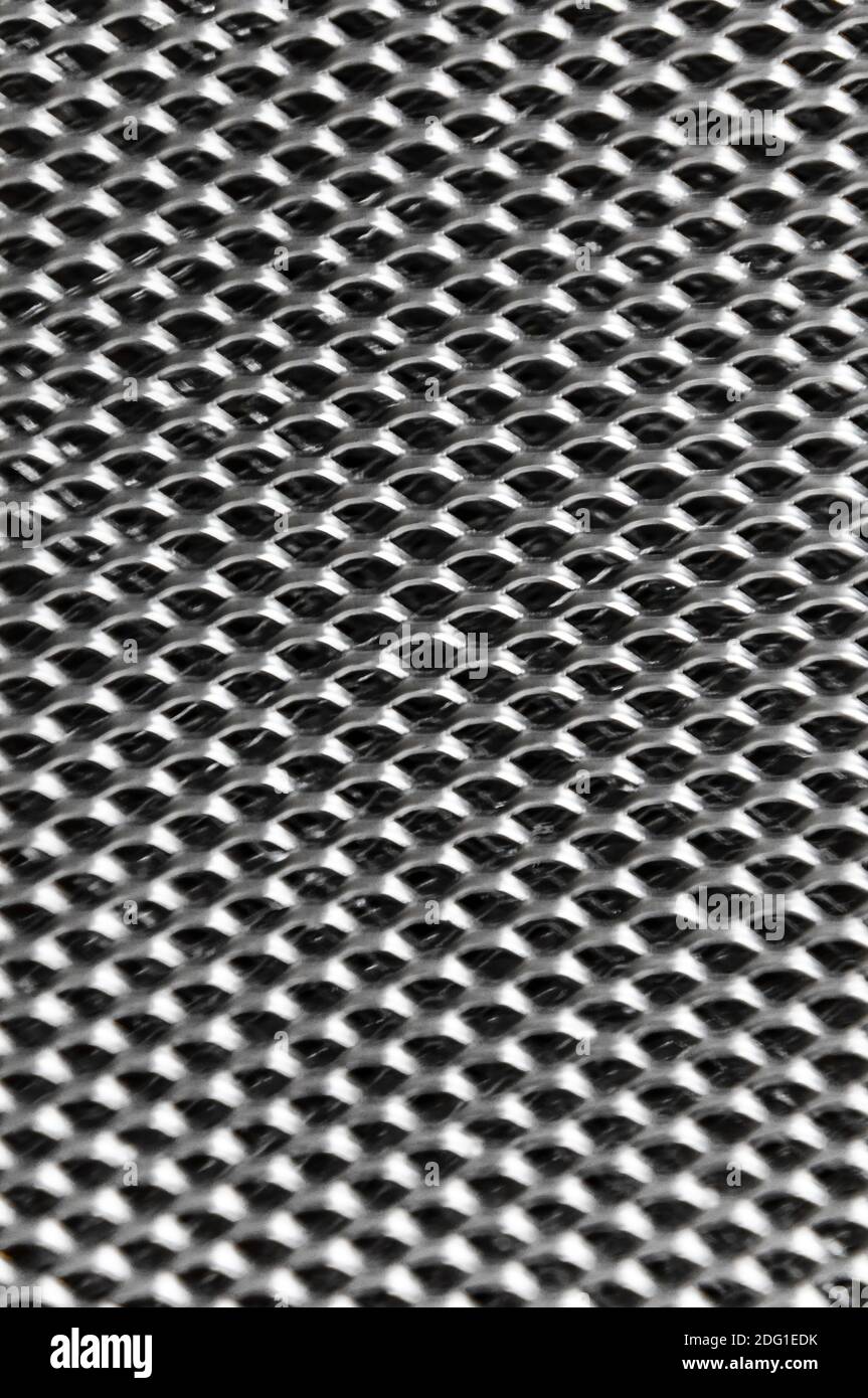 Aluminium mesh pattern on black gradient background vector Stock Photo ...