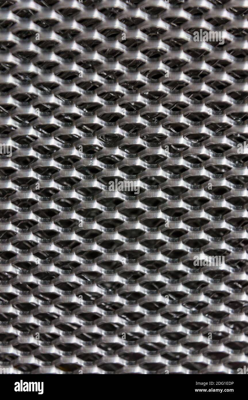 Aluminium mesh pattern on black gradient background vector Stock Photo ...