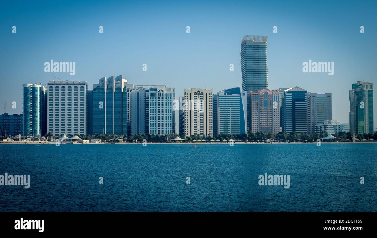 View of Abu Dhabi, United Arab Emirates, the capital city of UAE Stock ...