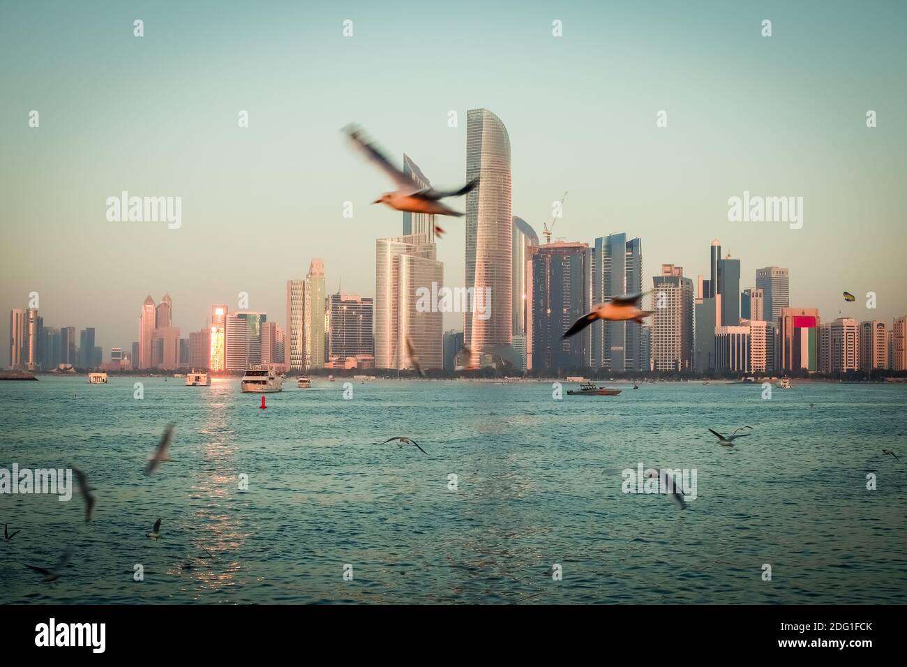 View of Abu Dhabi, United Arab Emirates, the capital city of UAE Stock ...