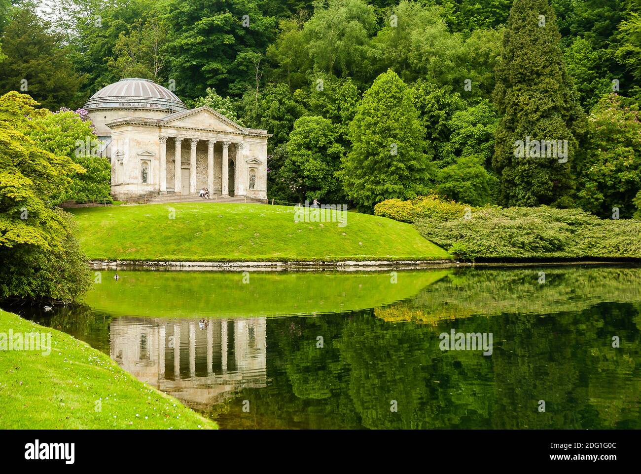 Stourhead Gardens in the Spring Stock Photo - Alamy