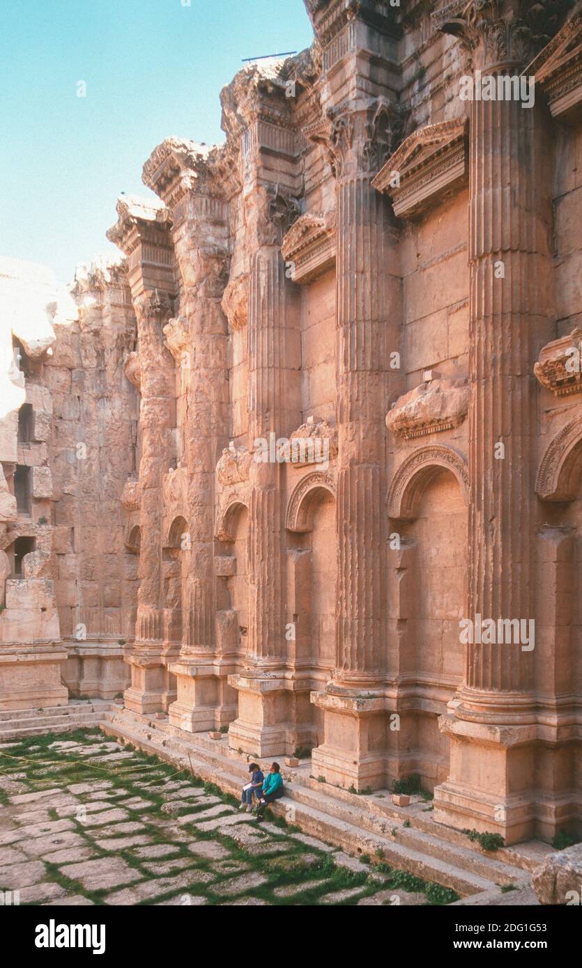 Baalbek roman temple bacchus hi-res stock photography and images - Alamy