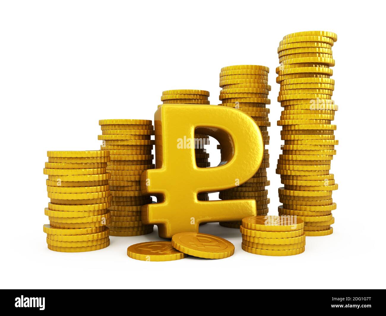 Rouble coins hi-res stock photography and images - Alamy