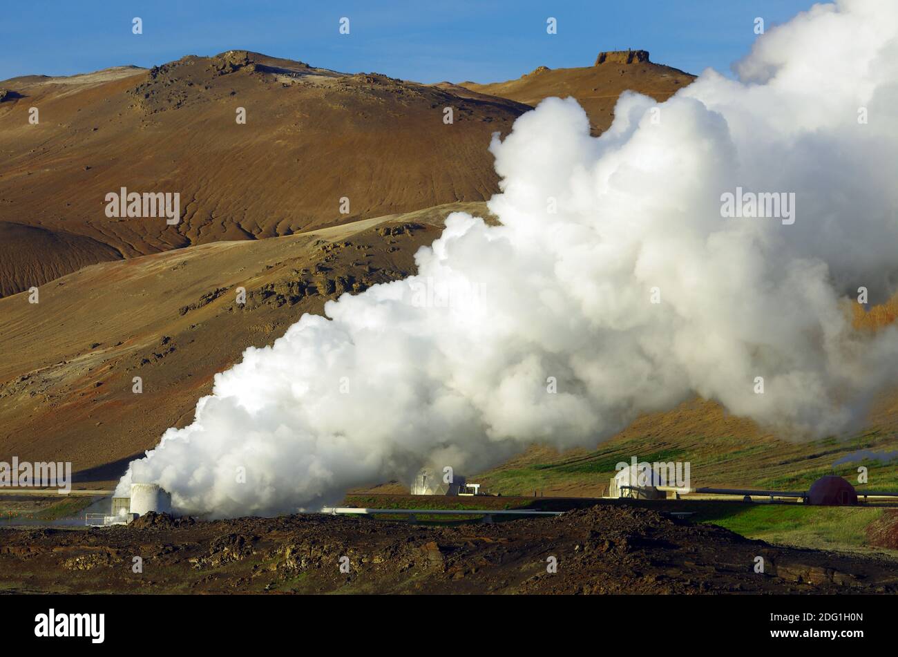 Geothermal Landscape at Island Stock Photo - Alamy