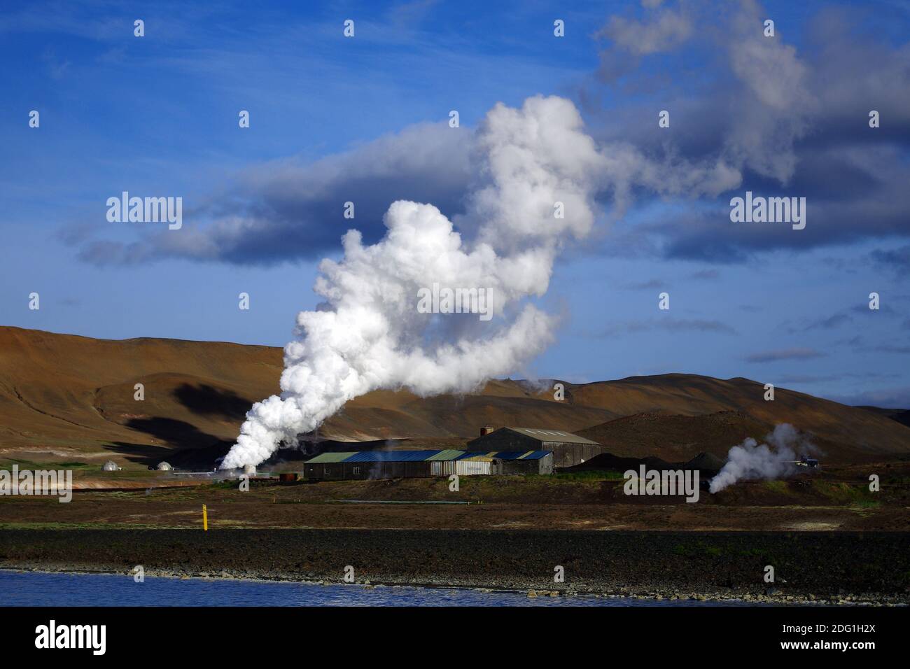 Geothermal Landscape at Island Stock Photo - Alamy