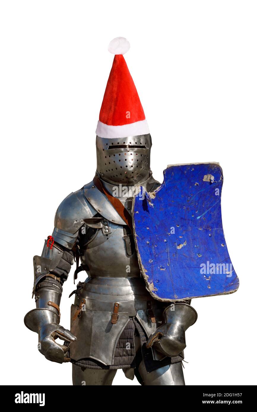 Medieval knight standing on Cut Out Stock Images & Pictures - Alamy