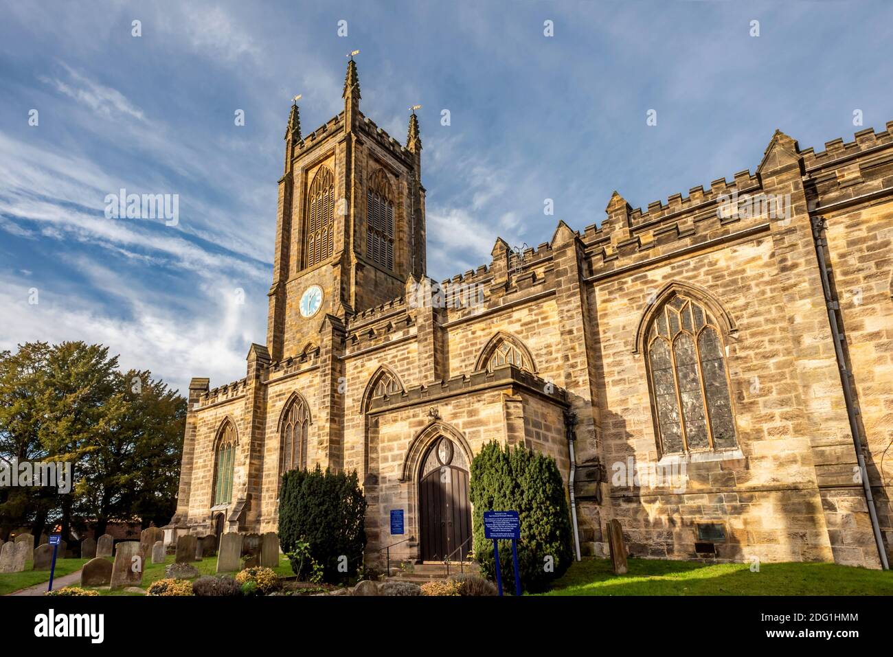 East Grinstead, December 2nd 2020: St Swithun's Church near the High ...