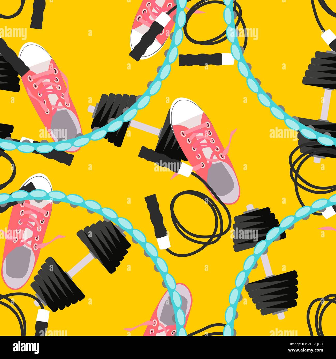 Abstract Fitness Sport Background. Seamless pattern. Illustration Stock ...