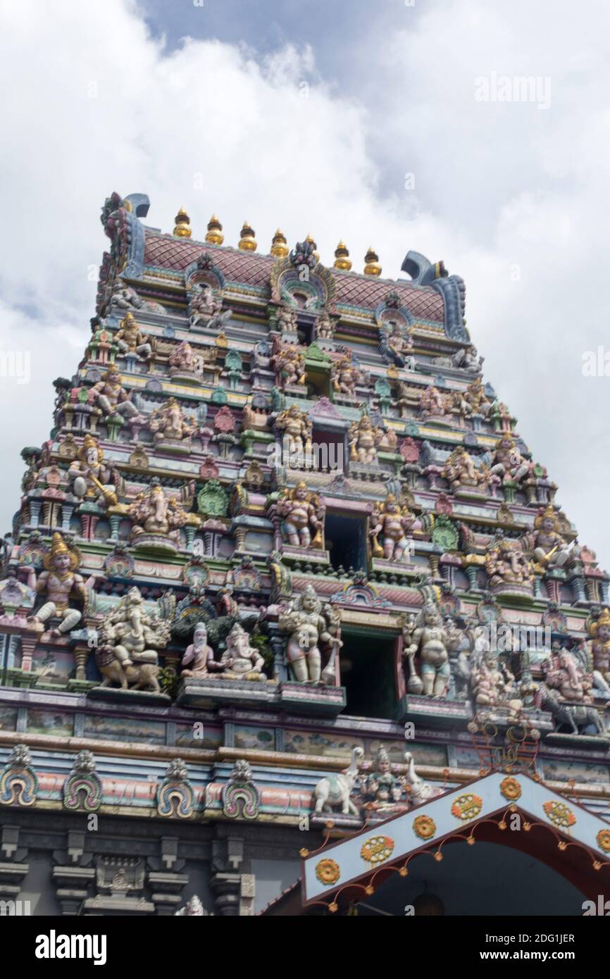 Seychelles hindu temple architecture hi-res stock photography and ...