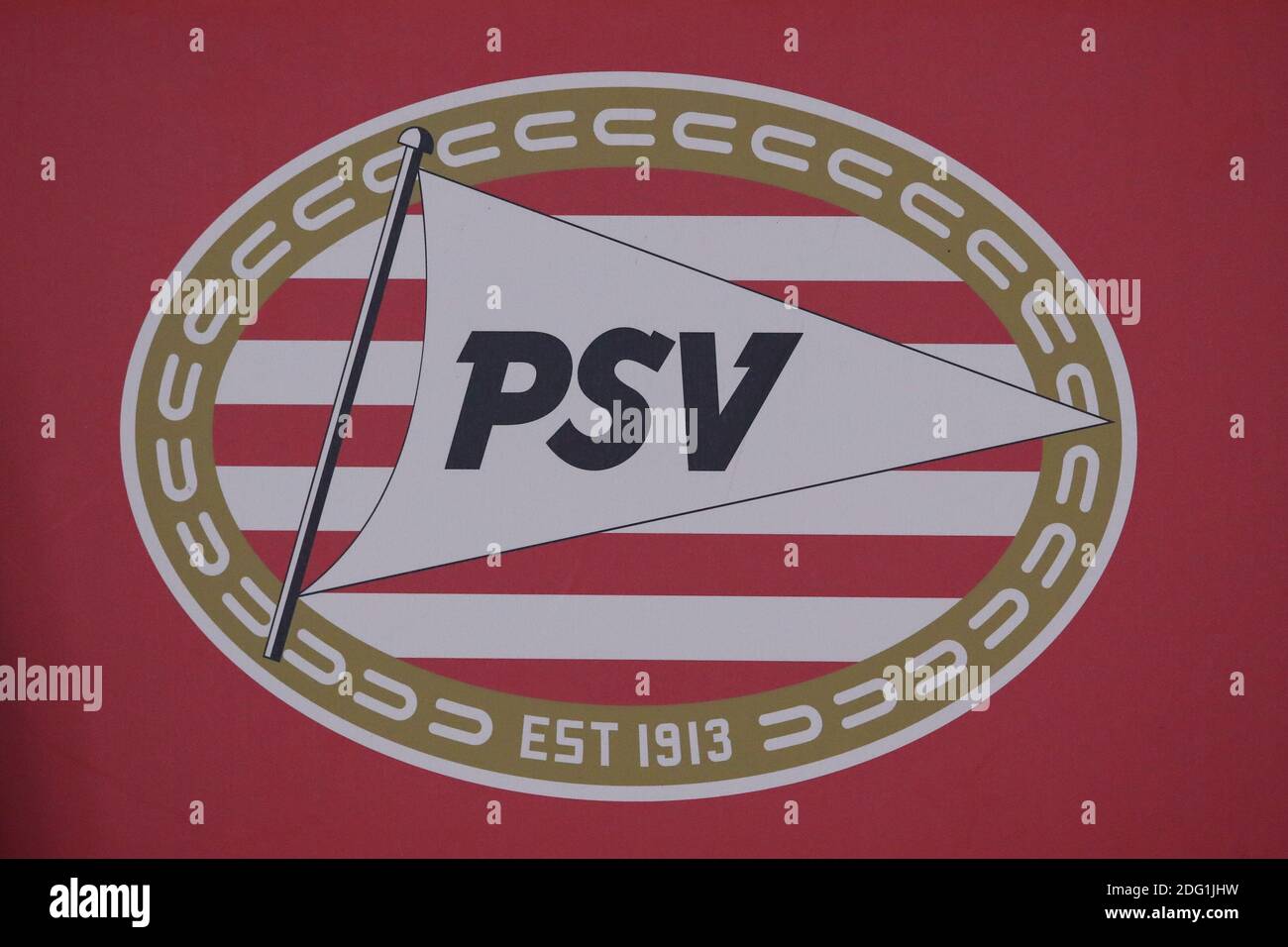 EINDHOVEN, NETHERLANDS - DECEMBER 5: logo of PSV during the Dutch ...