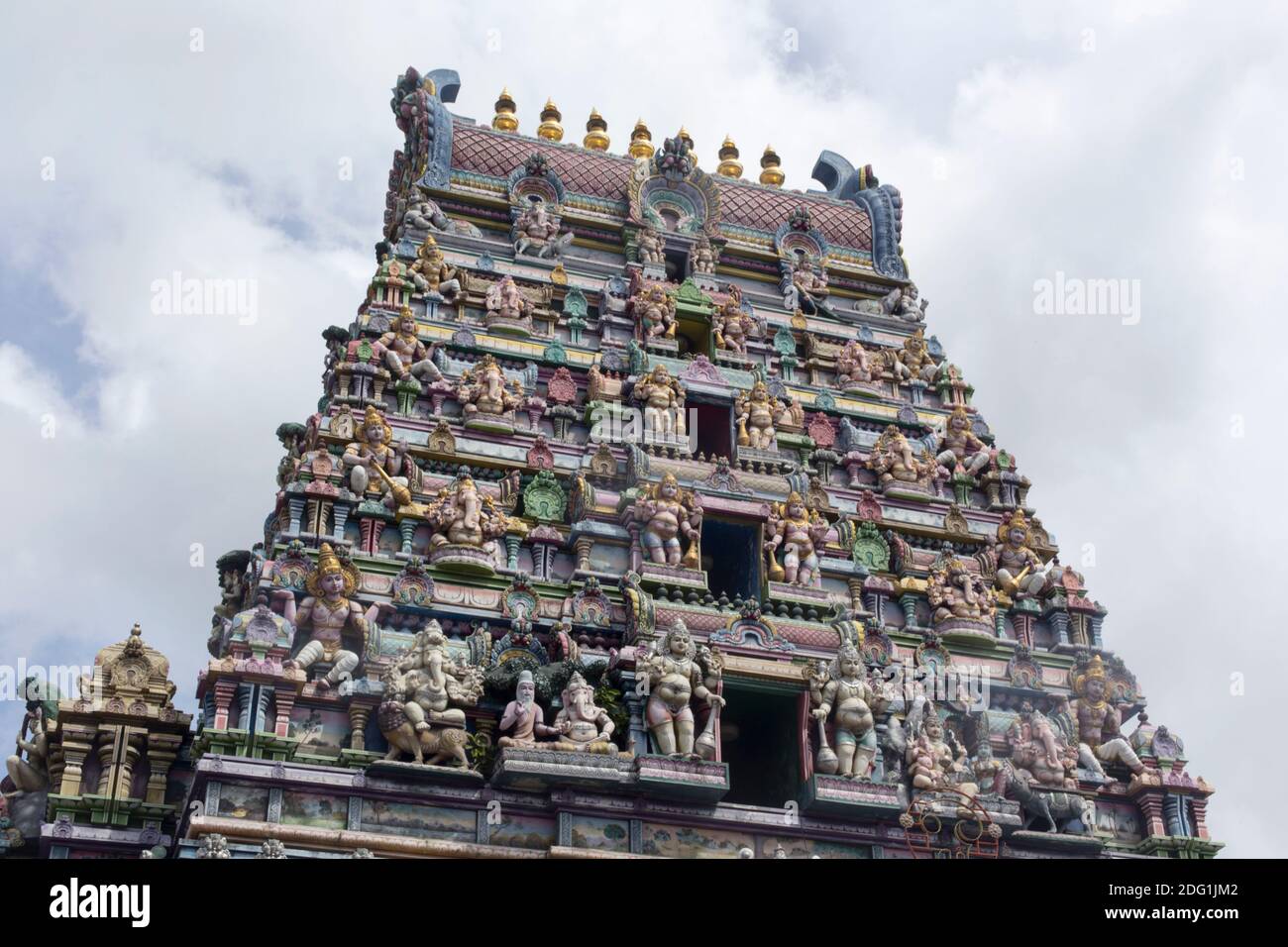 Seychelles hindu temple architecture hi-res stock photography and ...