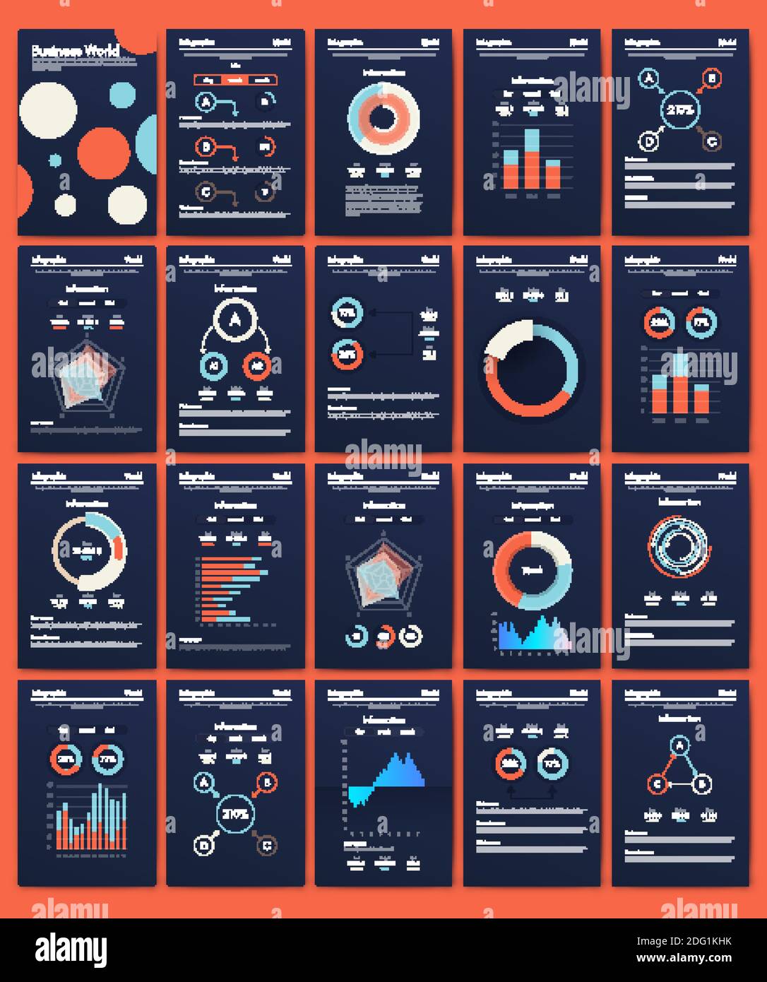 Modern infographic vector elements for business brochures. Use in ...
