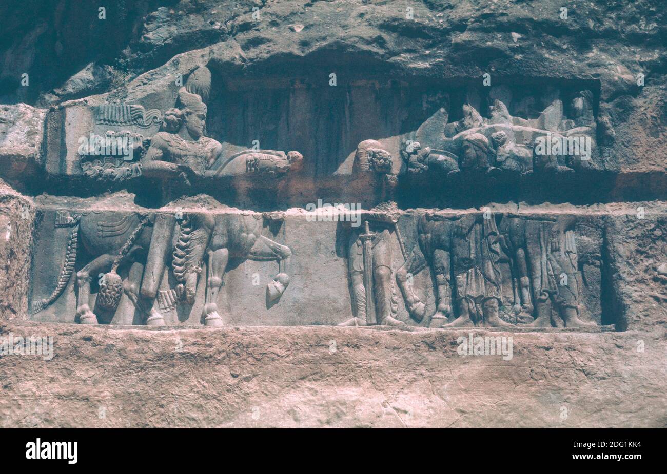 Sasanian rock relief hi-res stock photography and images - Alamy