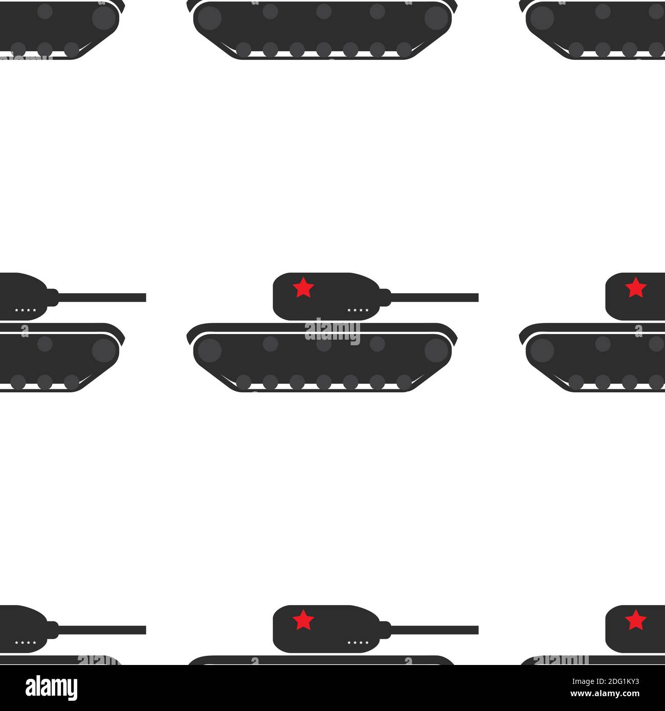 Seamless Pattern Background with tank. Illustration Stock Photo - Alamy